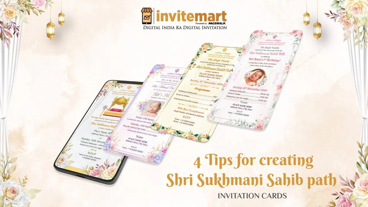4 Tips for creating Shri Sukhmani Sahib Path Invitation Cards – InviteMart