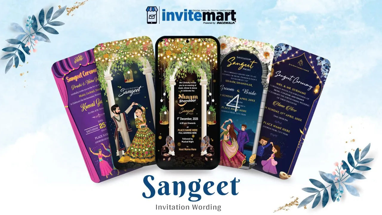 Sangeet Invitation Wording – InviteMart