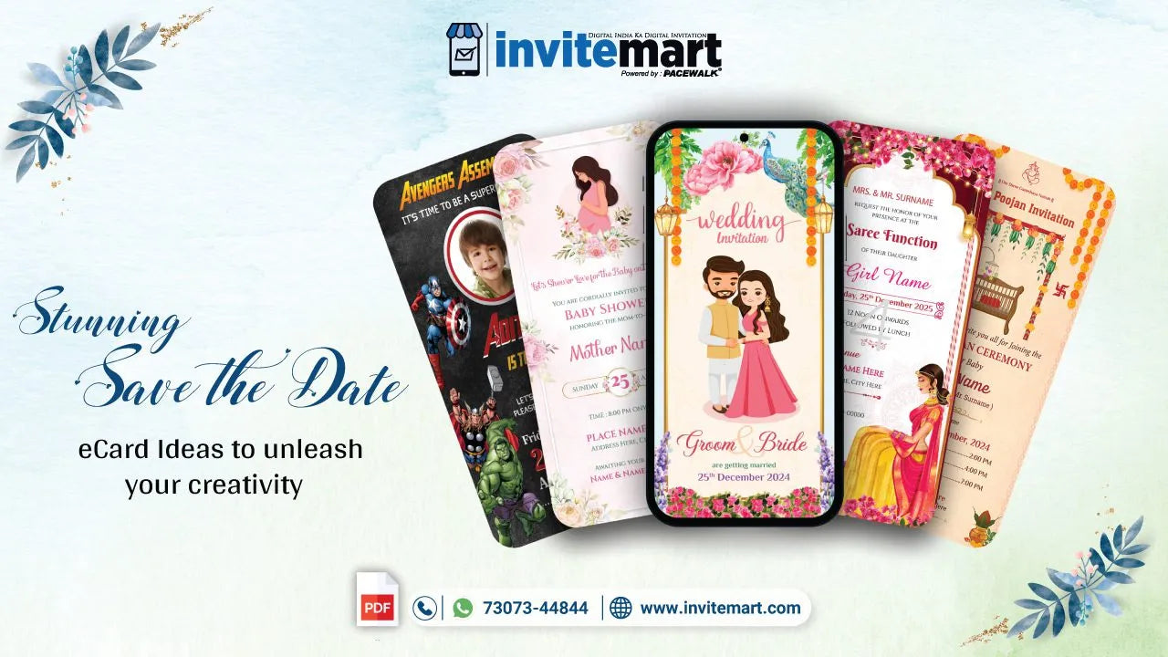 Stunning Save the Date eCard Ideas to unleash your creativity – InviteMart