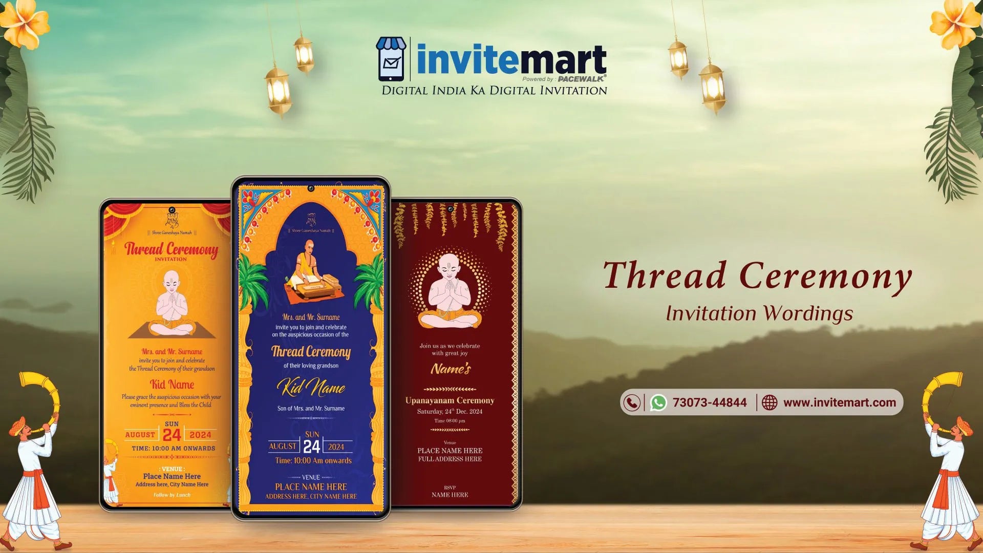 Thread Ceremony Invitation Wordings – InviteMart