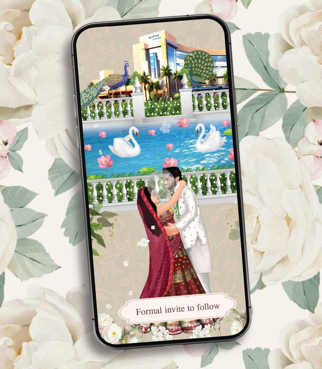 Formal Wedding Invitation Video | Elegant Digital eCard Invite | IM-20 ...