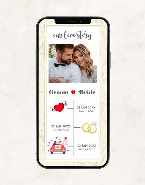 Love Story Wedding Invitations | IM-2394 – InviteMart