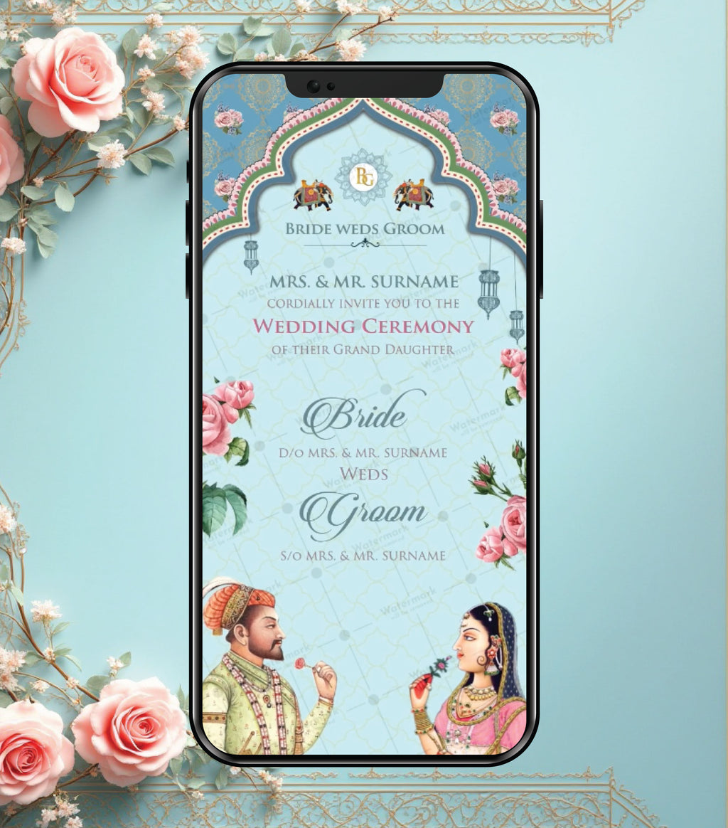 Traditional Wedding Invitation Video | Royal Indian Cultural Theme | W ...