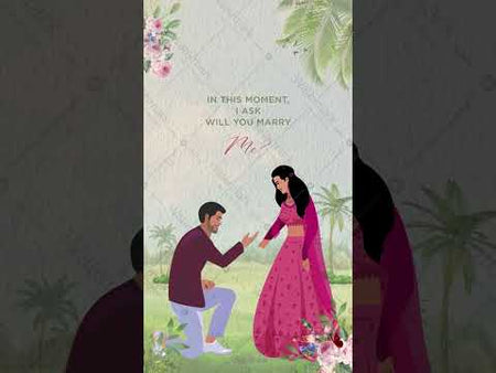 Love Story Engagement Invitation Video | IM-2089 – InviteMart